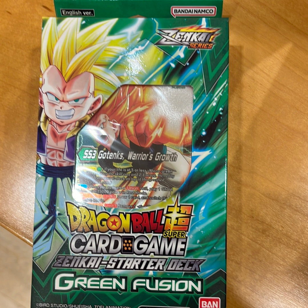 DBZ starter deck green fusion – Boba Hero Lv Up
