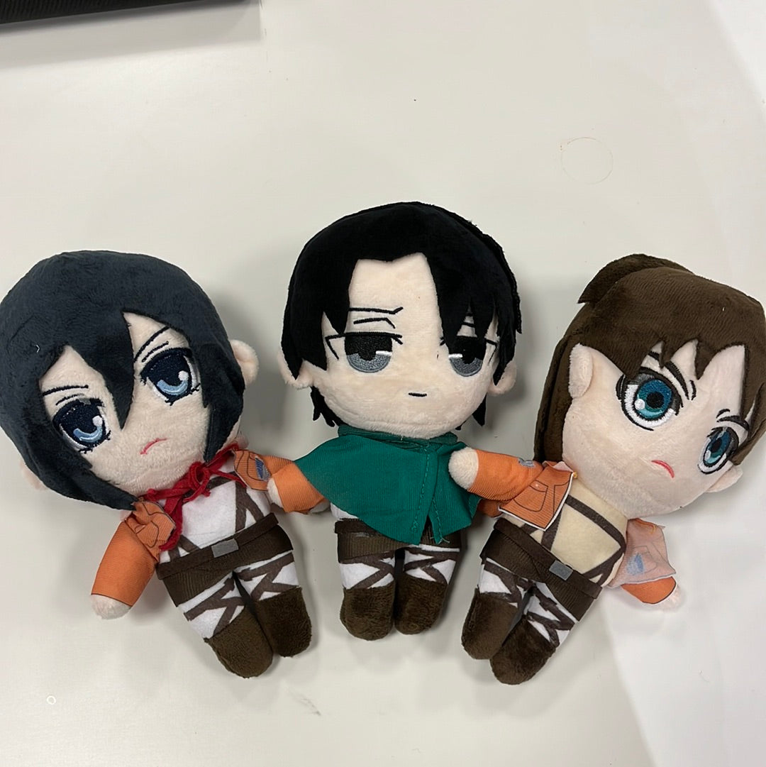 Attack on Titan Plushies – Boba Hero Lv Up